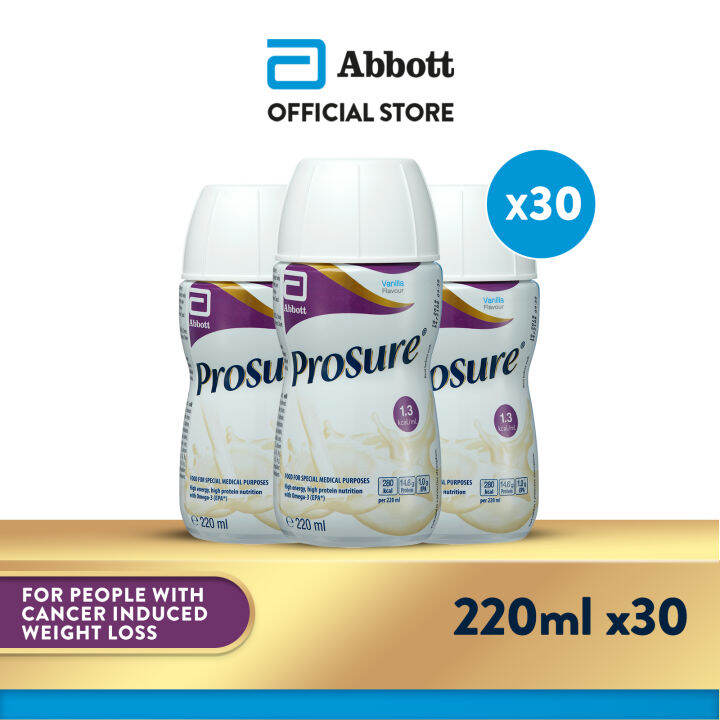 [Bundle of 30] ProSure Liquid - Vanilla 220ml | Lazada Singapore