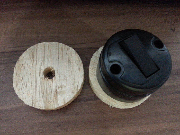 Kayu Roset Bulat Untuk Tatakan Fitting Saklar Stop Kontak Ob / Tempel ...