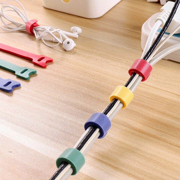 Luckin Mall Fastening Convenient Nylon Strap Wire Management Cable ...