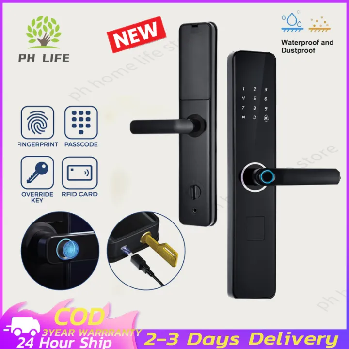 Smart Door Lock Anti-Theft Fingerprint Lock Smart Card Digital Code ... Smart Door Lock Anti-Theft Fingerprint Lock Smart Card Digital Code ...