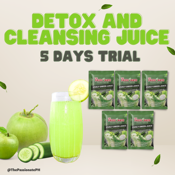 The Passionate Lively Green 5 Days Trial Sachet (Immune Boost, Acidic ...