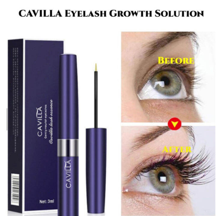 【ready Stock】cavilla Eyelash Serum Eyelash Growth Solution Thick And
