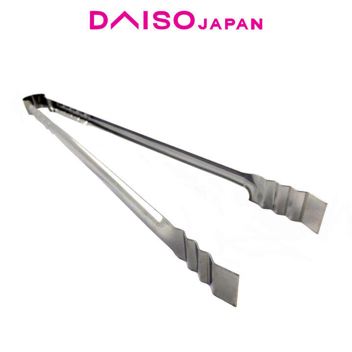 Daiso Stainless Steel Universal Fire Tongs | Lazada PH