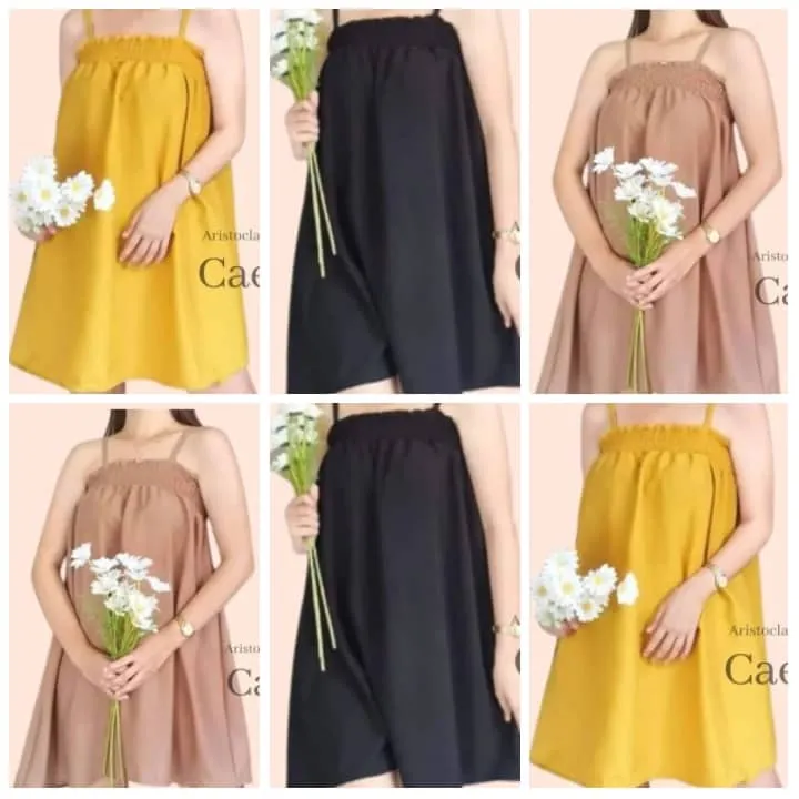 TRENDY CHALLIS SPAG DRESS | Lazada PH