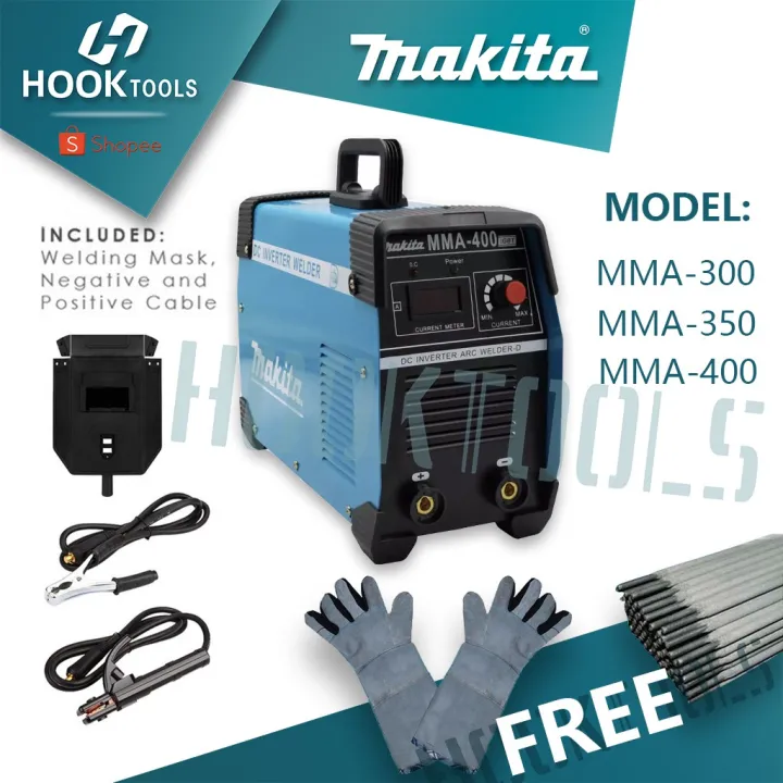 HOOK Makita MMA-400A 350A 300A IGBT Inverter DC ARC Welding Machine | Lazada PH