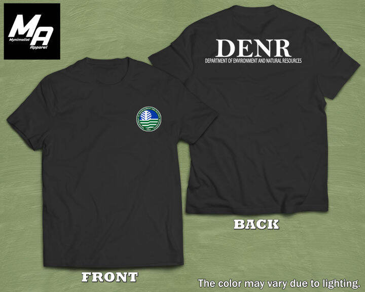 DENR Front and Back Vinly Graphic Print Tshirt for ADULT - Unisex ...