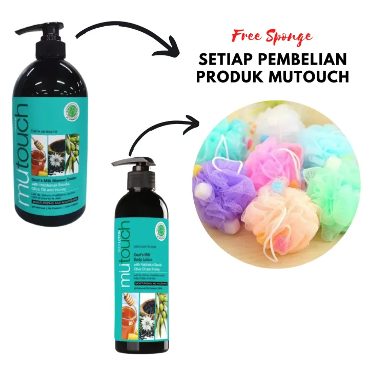 MUTOUCH Goats Milk Body Lotion 400ml | Whitening Losion Tubuh | Lazada ...