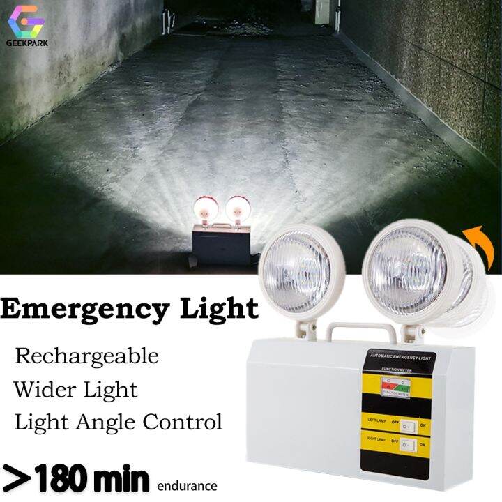 Hot qopp69 GEEKPARK Emergency Light Rechargeable Wider Light Cold White ...