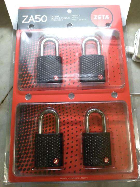 ZETA PADLOCK 50MM X 4 ZA SERIES | Lazada