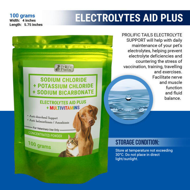 TBS2.0-Prolific Tails Electrolytes Aid Plus + Multivitamins Anti ...
