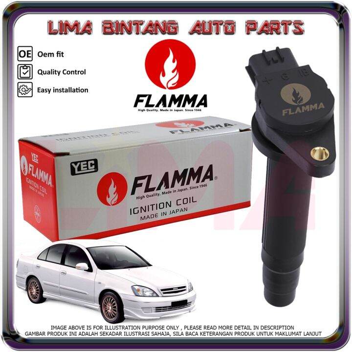 Nissan Sentra N16 Ignition Coils , Plug Coil YEC Flamma *Original*( 1.6 ...