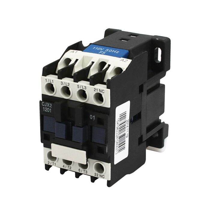 CJX2-1201 12A 3P+NO Magnetic Ac Electric 3 Pole Contactor For Unit 3 Phase 380V 220V 110V 36V ...