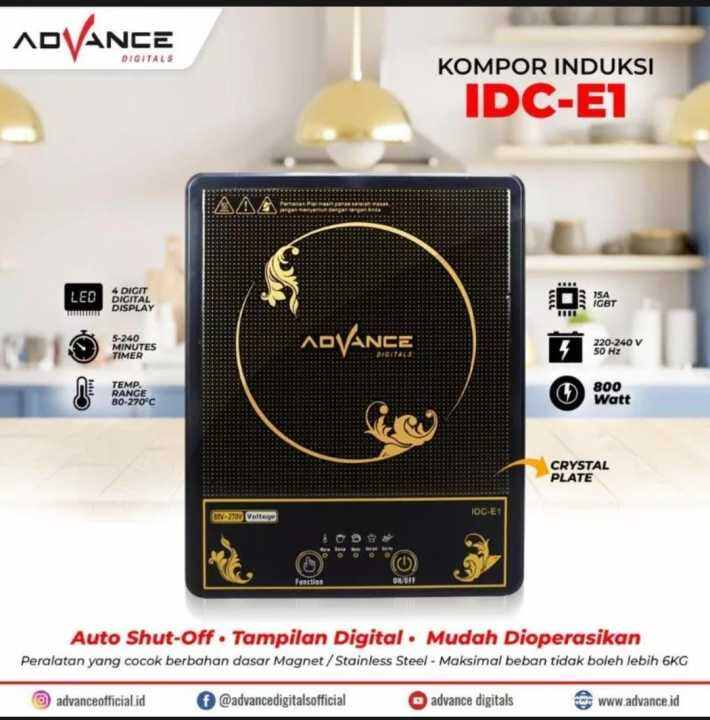 Kompor Listrik / Kompor Induksi Advance IDC-E1 | Induction Cooker touch ...