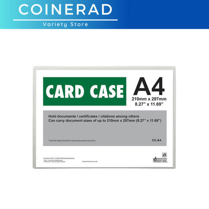 A4 CARD CASE FOR A4 AND SHORT BOND PAPER SIZE | Lazada PH