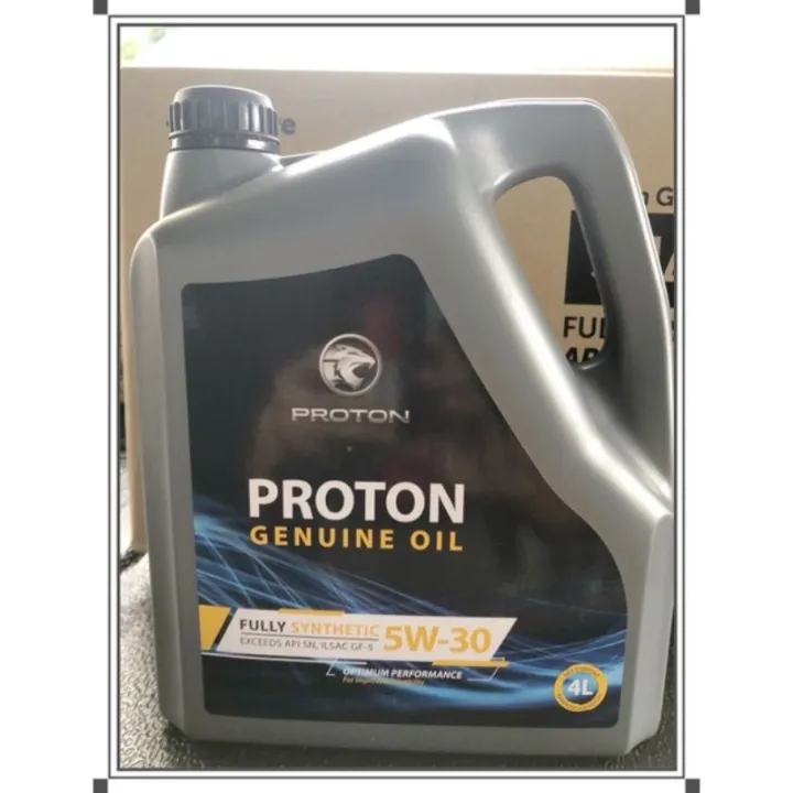 [PROTON]PETRONAS 5W30(4L) Fully synthetic Engine Oil | Lazada