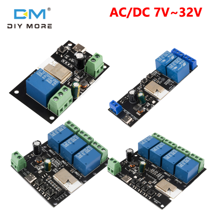 diymore WiFi Wireless Smart Switch Relay Module for Smart Home 7V to ...