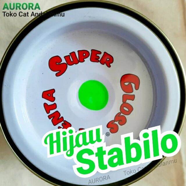 Cat Penta Super Gloss Hijau Stabilo NC Light Green Fluorent Fluorecent ...