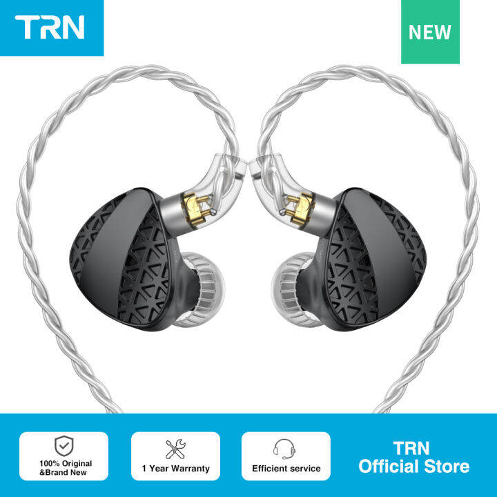 TRN MT3 High-Fidelity หูฟังแบบ Dual-Chamber แบบไดนามิก N52แม่เหล็กสังกะสีโลหะผสม In-Ear หูฟัง ...