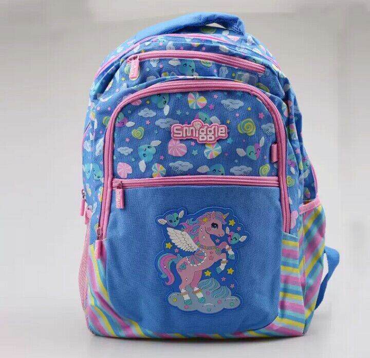 Australia smiggle large cartoon schoolbag student backpack | Lazada