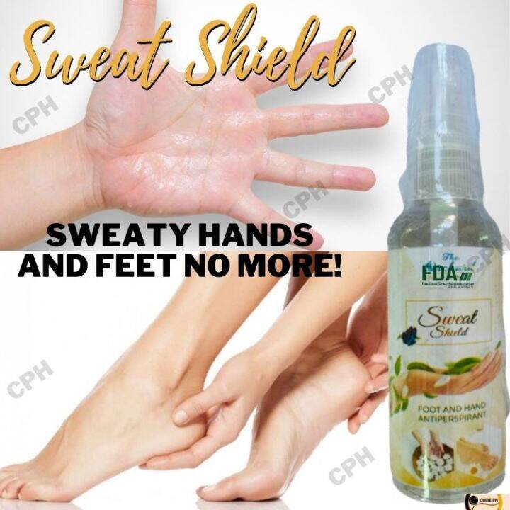 [ ORIGINAL ] Sweat Shield Hand and Foot Antiperspirant Spray 50ml Anti ...
