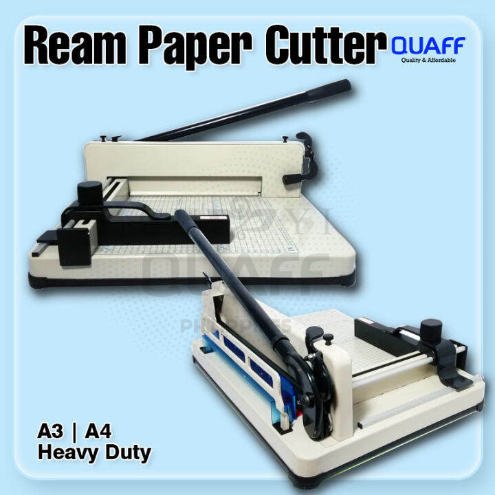 QUAFF Ream Cutter A4 / A3 Size Metal Body Heavy Duty Paper Cutter ...