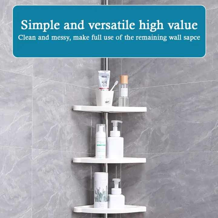 Multi-corner Shelf Stainless Steel Bathroom/Toilet Retractable Corner ...