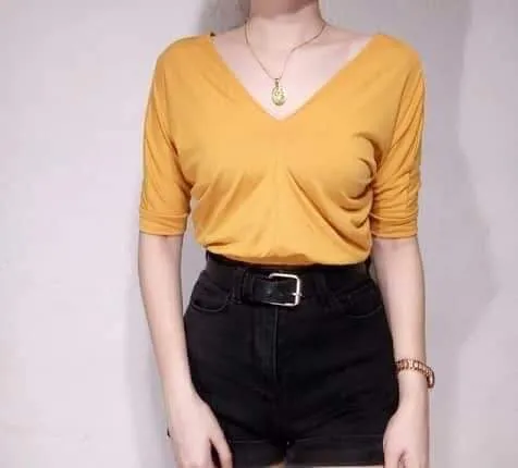 V Shape Crop Top | Lazada PH