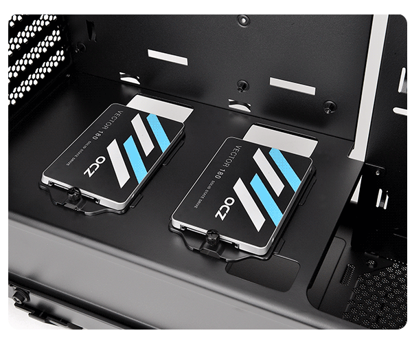 CASE (เคส) THERMALTAKE VIEW 21 TEMPERED GLASS EDITION - BLACK (CA-1I3 ...