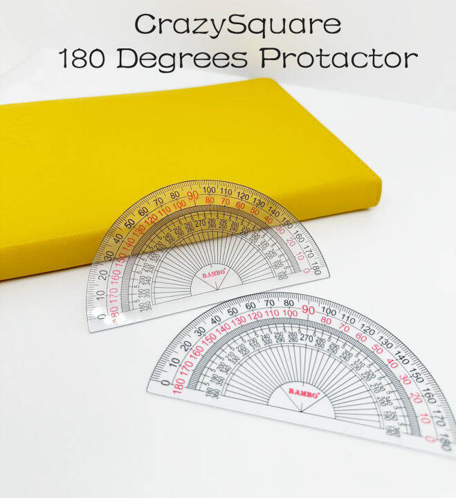 CSQUARE 180 DEGREES BENDABLE PROTRACTOR RULER FOR SCHOOL AND OFFICE USE ...