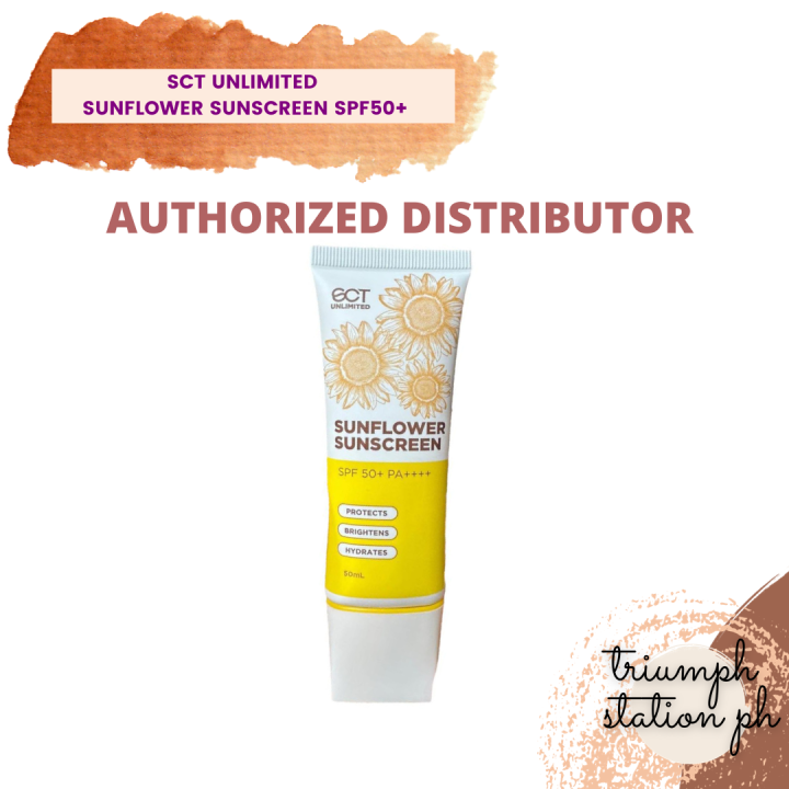 SCT Sunflower Sunscreen 50ML | Lazada PH