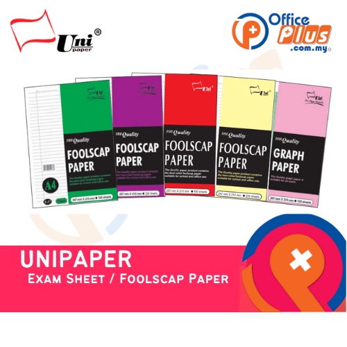 Uni Exam Sheet Foolscap Paper | Lazada