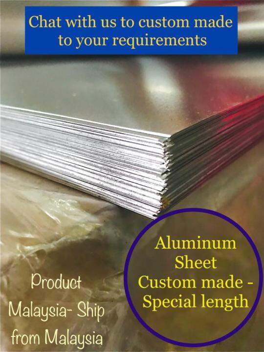 Aluminium Sheet 0.30mm (thickness) 4ft x 22ft [Made in Malaysia]– multi ...