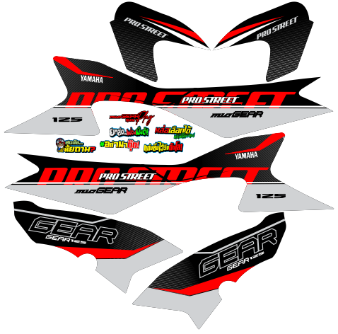 MIO GEAR CUSTOM DECALS HALFWRAP | Lazada PH