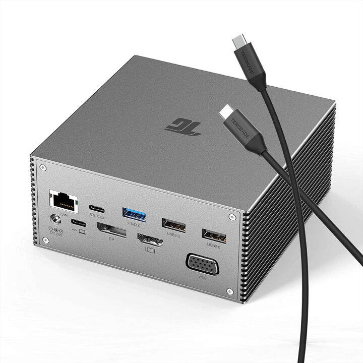 Tiergrade Laptop Docking Station, 16-in-1 Triple Display USB C Hub for ...