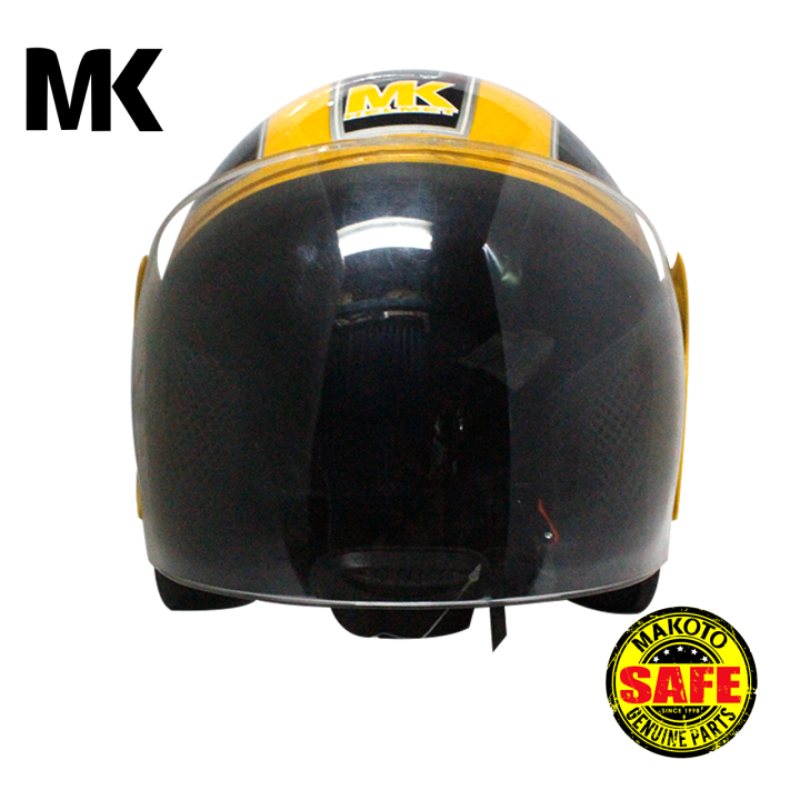 Makoto Helmet (Semi-fullface) Mk-66/Mk-88 (Yellow) | Lazada PH