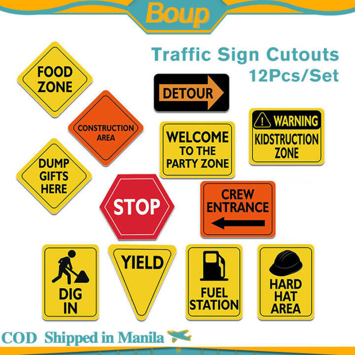 Construction Signs For Kids Party