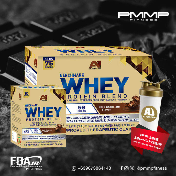 A1 Benchmark Whey Protein Blend | Lazada PH