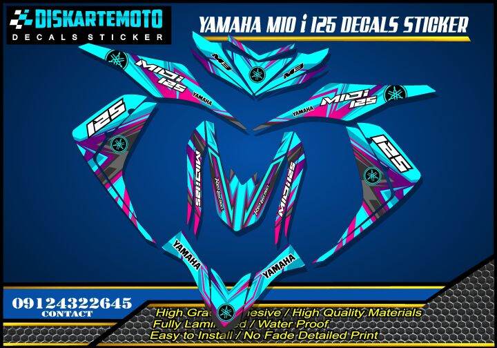 Mio i 125 Sticker | Lazada PH