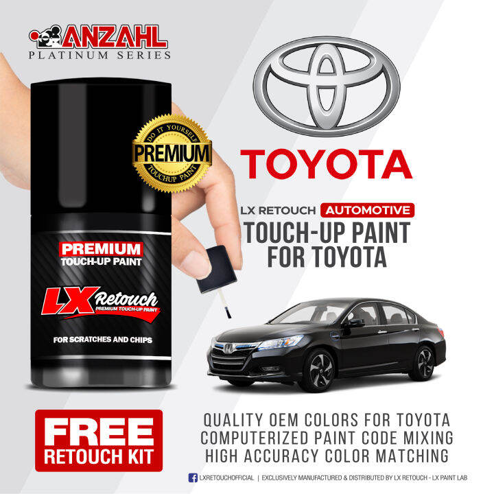 [TOYOTA] PAINT REPAIR KIT CAR TOUCH UP PAINT FIX SCRATCH REMOVAL LX ...