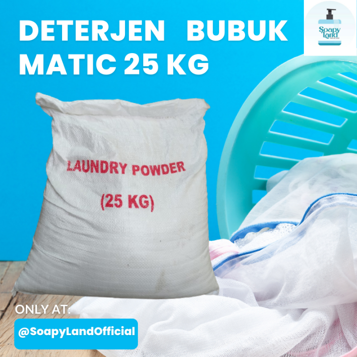 KEMENKES Deterjen Bubuk Matic PREMIUM (25 KG) - Cleaning Detergent ...