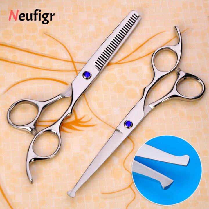 Neufigr 6.0" Hairdressing Tooth scissors Thinning Scissors Barber ...