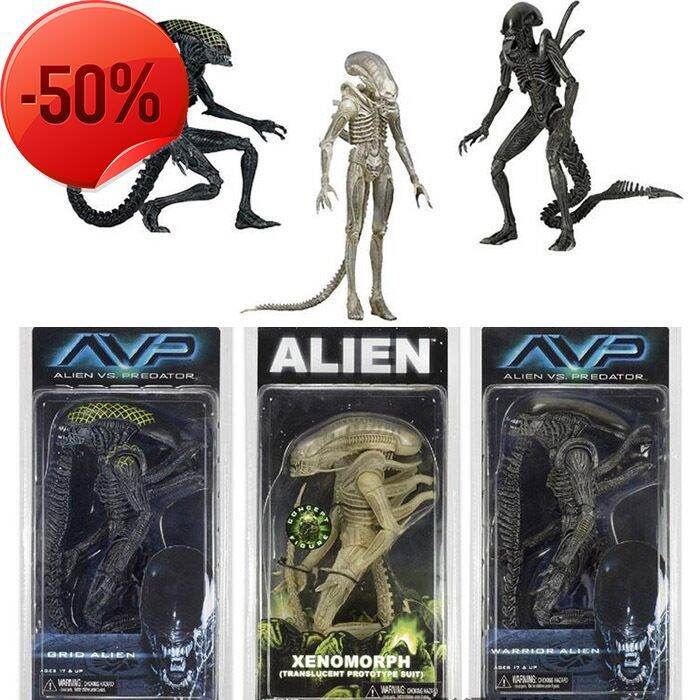 NECA Alien Battle Iron-Blooded Warrior Alien 7th เวฟกล่องเคลื่อนย้ายได้ ...