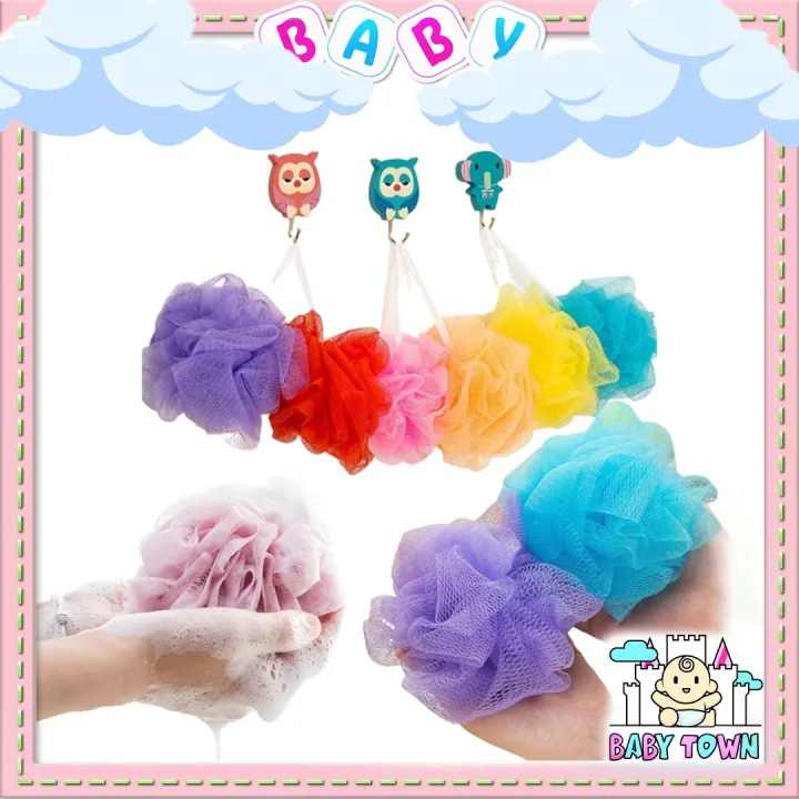 Children's Bath Shower Ball Colorful Foaming Rich Mesh Shower Ball ...