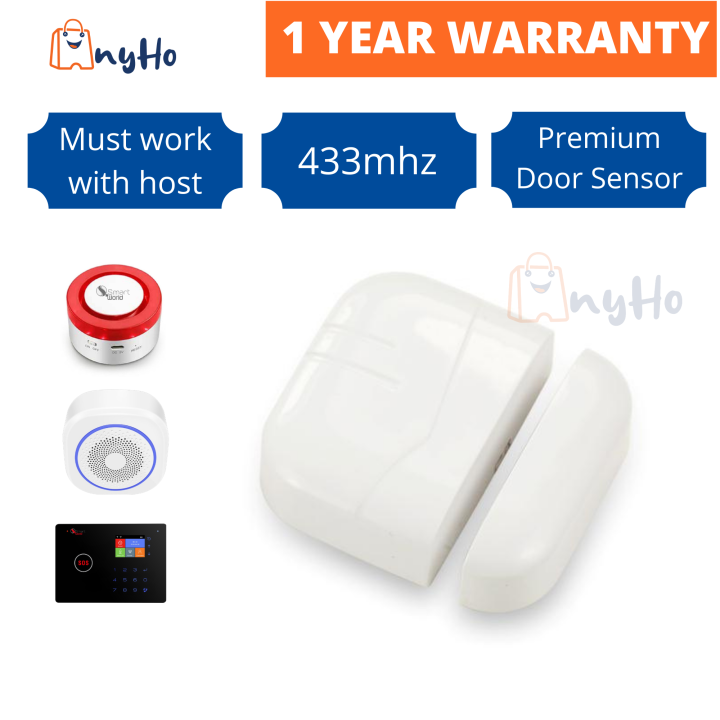Smart World 433mhz Premium Wireless Door Window Magnet Sensor Door ...