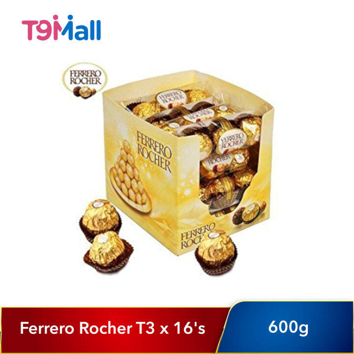 Chocolate Gift Set Ferrero Rocher T3 x 16's (600g) | Lazada