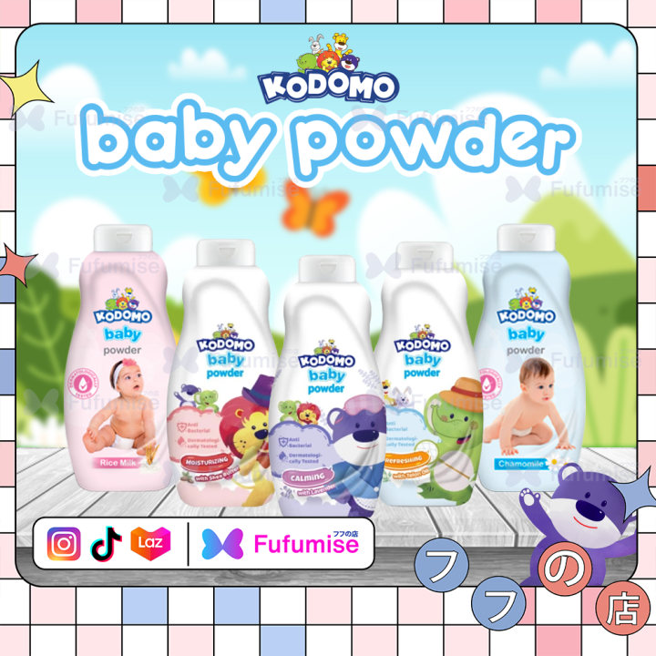 KODOMO Baby Powder Bedak Bayi Botol | Bedak Wangi Bayi | Calming ...