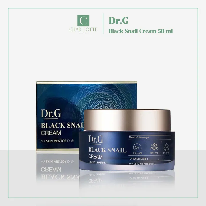 [Charlotte Seoul] Dr.G Black Snail Cream 50ml #ครีมลดเลือนริ้วรอย #ผิว ...