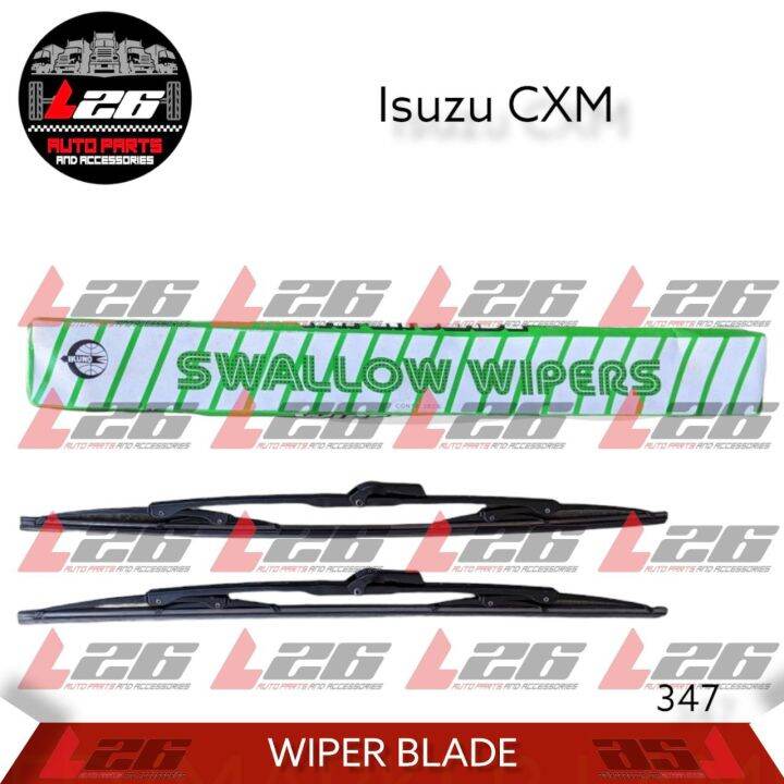 SWALLOW WIPER BLADE FOR ISUZU CXM 20" 22" (2 PCS) | Lazada PH