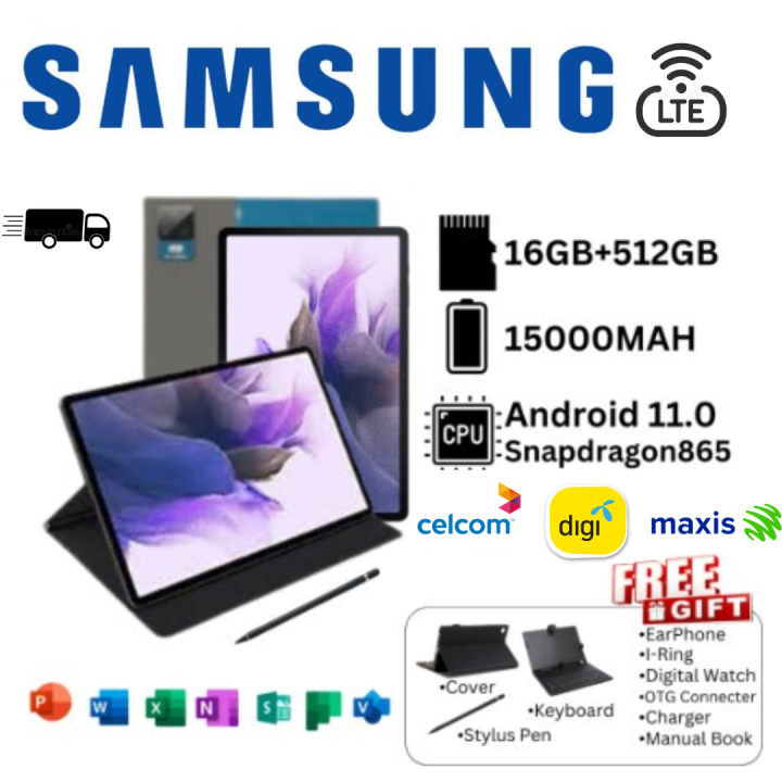 2023 NEW 5G Tablet Samsung Galaxy 12 Inch Tablet 16GB+512GB Learning ...
