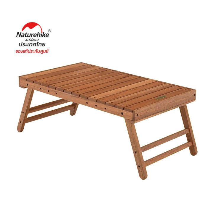 Naturehike Thailand furniture foldable wood table for camping | Lazada ...